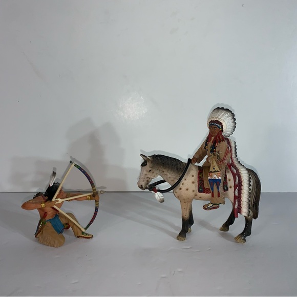 schleich | Other | Schleich Sioux Indian Chief Brave Whorse Sioux ...